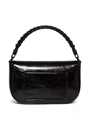John Richmond Mini Braided-handle Shoulder Bag - Black