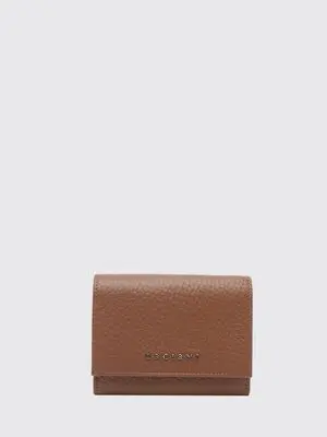 Orciani Hammered Leather Wallet - Coffee