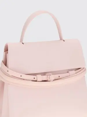 Moschino Leather Bag With Tie Detail - Pink