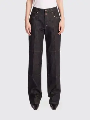 LEMAIRE Straight Cotton Denim Jeans - Black