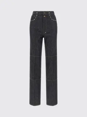 LEMAIRE Straight Cotton Denim Jeans - Black