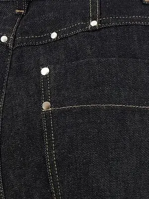 LEMAIRE Straight Cotton Denim Jeans - Black