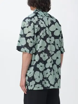 Dries Van Noten Casual Cotton Shirt With Floral Print - Green