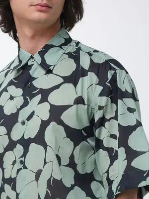 Dries Van Noten Casual Cotton Shirt With Floral Print - Green
