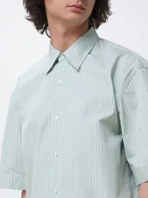 Dries Van Noten Striped Cotton Shirt - Green