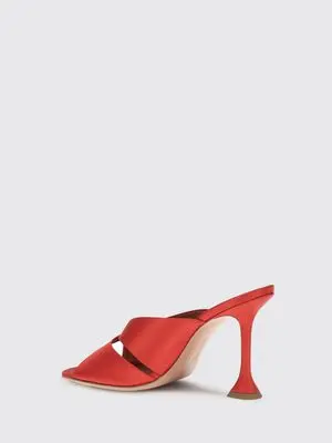 Amina Muaddi Heeled Sandals - Red