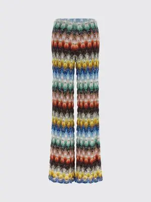 Missoni Jersey Palazzo Trousers With Abstract Pattern