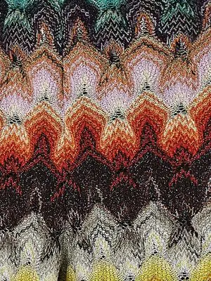 Missoni Jersey Palazzo Trousers With Abstract Pattern