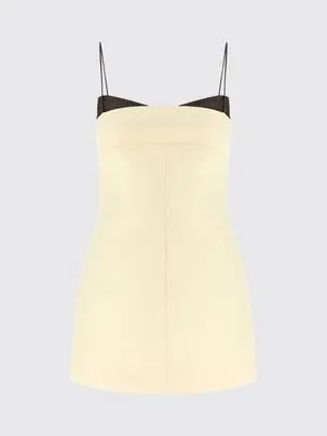ENTIRE STUDIOS Carey Strapless Mini Dress - Beige