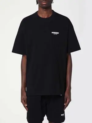 REPRESENT Cotton T-shirt With Logo - Black