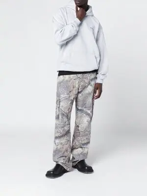 REPRESENT Oversized Cotton Hoodie With Logo