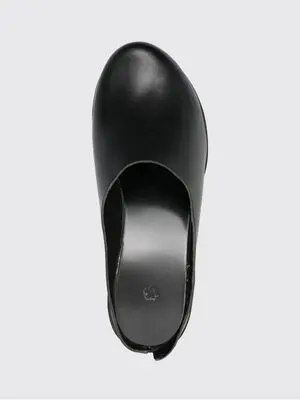 DANIELA GREGIS Leather Wedge Mules