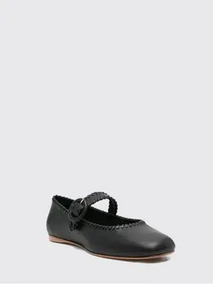 PALOMA BARCELO Nappa Leather Mary Jane Ballet Flats