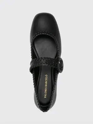 PALOMA BARCELO Nappa Leather Mary Jane Ballet Flats