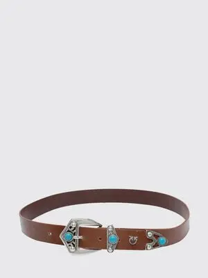 Women's Leather Belts with Silver-Tone Accents