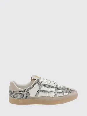 Amiri Skel Sneakers In Python Print Leather - Grey