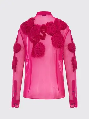 Dries Van Noten Embellished Shirt - Fuchsia
