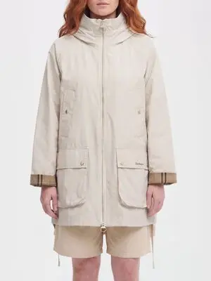 Barbour Hooded Parka In Cotton Blend