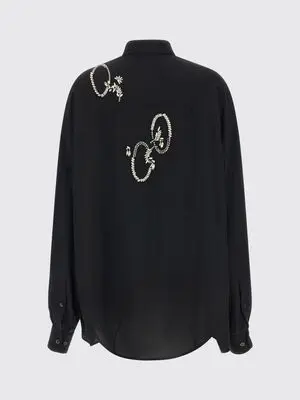 Dries Van Noten Embellished Crêpe Shirt