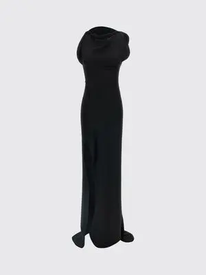 Victoria Beckham One-shoulder Crêpe Evening Gown With Slit