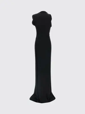 Victoria Beckham One-shoulder Crêpe Evening Gown With Slit