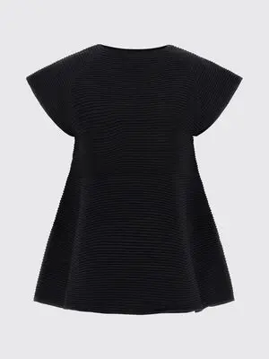 Issey Miyake A-line Short-sleeved Mini Dress