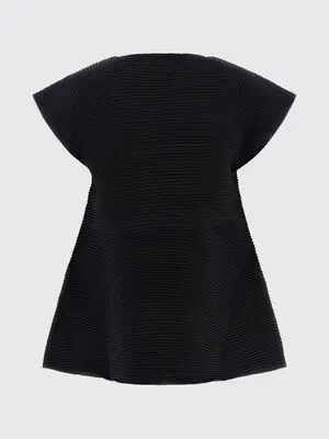 Issey Miyake A-line Short-sleeved Mini Dress