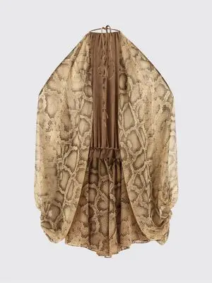 Andamane Snake Print Jumpsuit - Beige
