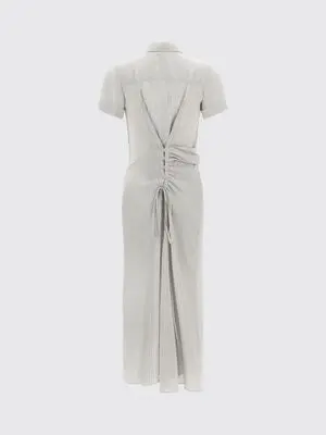 Alexander McQueen Striped Midi Dress
