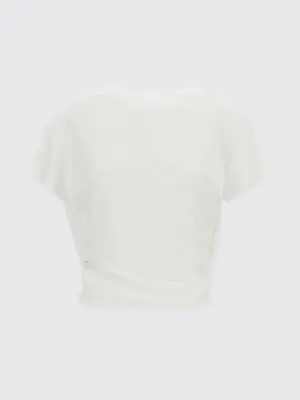 Jacquemus Viscose Blend Draped Top - White