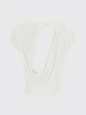 Jacquemus Viscose Blend Draped Top - White