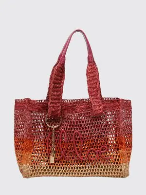 Chloé Raffia Tote Bag - Multicolor