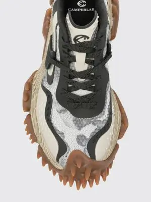 Camper Tornado Sneakers In Recycled Polyester And Rubber - Grey