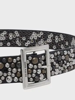 GOLDEN GOOSE Embellished Leather Belt