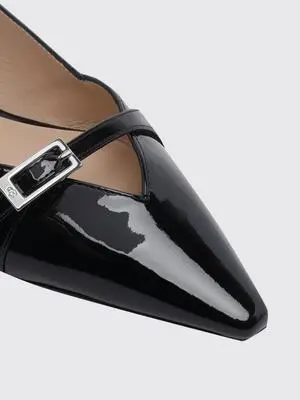 STUART WEITZMAN Patent Leather Slingback Ballerinas