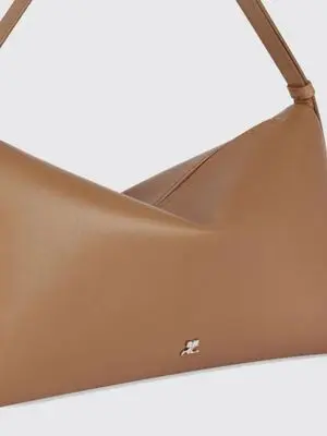 COURREGES Cuff Leather Shoulder Bag