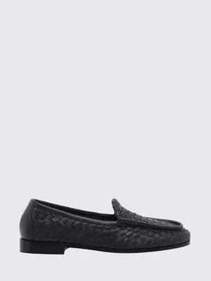 Bottega Veneta Silenzio Intrecciato Leather Loafers - Brown