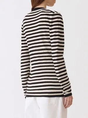 Fabiana Filippi Striped Cotton Cardigan
