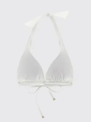 Dolce & Gabbana Stretch Polyamide Bikini Top - White