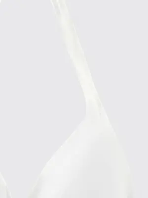 Dolce & Gabbana Stretch Polyamide Bikini Top - White