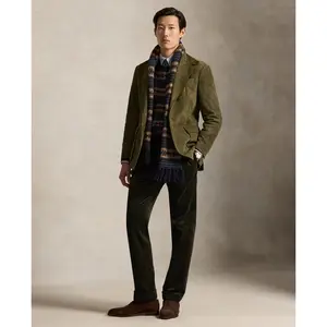 Ralph Lauren Rl67 Suede Jacket - Olive