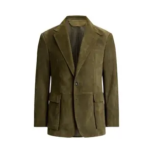 Ralph Lauren Rl67 Suede Jacket - Olive