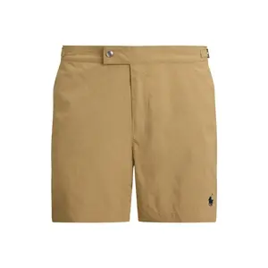 Ralph Lauren 5.75-inch Monaco Swim Trunk - Cafe Tan