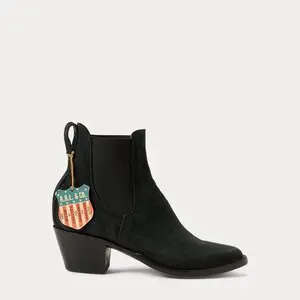 Ralph Lauren Chelsea Plainview Suede Boot