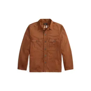 Ralph Lauren Embroidered Herringbone Twill Overshirt