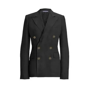 Ralph Lauren Camden Linen Jacket - Black