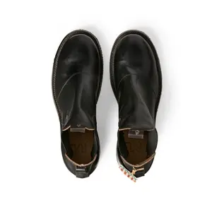 Ralph Lauren Hand-burnished Leather Chelsea Boot - Black