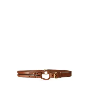 Ralph Lauren Tri-strap Leather Belt