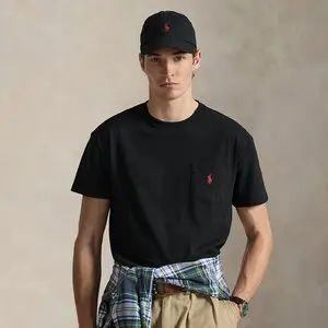 Ralph Lauren Classic Fit Jersey Pocket T-shirt - Black