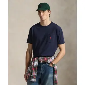 Ralph Lauren Classic Fit Jersey Pocket T-shirt - Ink
